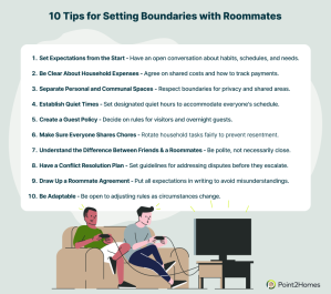 Roommate Rules: 10 Tips for Setting Boundaries | Point2Homes News